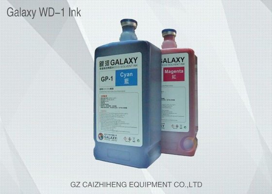 Dye Eco Solvent Water Based Inks Eco Friendly Galaxy WD1 High UV Resistance