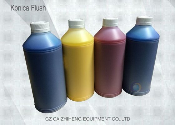 Healthy White Solvent Printing Ink Konica KM 14 PL Liquid Flush Long Life