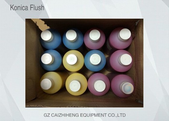 Healthy White Solvent Printing Ink Konica KM 14 PL Liquid Flush Long Life