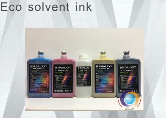 Print head eco solvent ink 1000ml Galaxy inkjet dx4 dx5 dx7 for Mutoh Roland Mimaki Phaeton printer