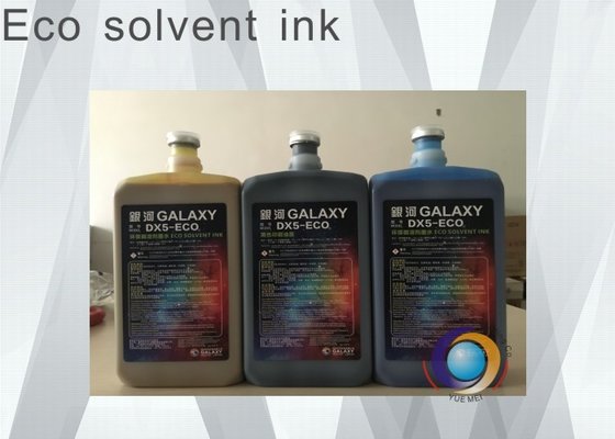 Print head eco solvent ink 1000ml Galaxy inkjet dx4 dx5 dx7 for Mutoh Roland Mimaki Phaeton printer