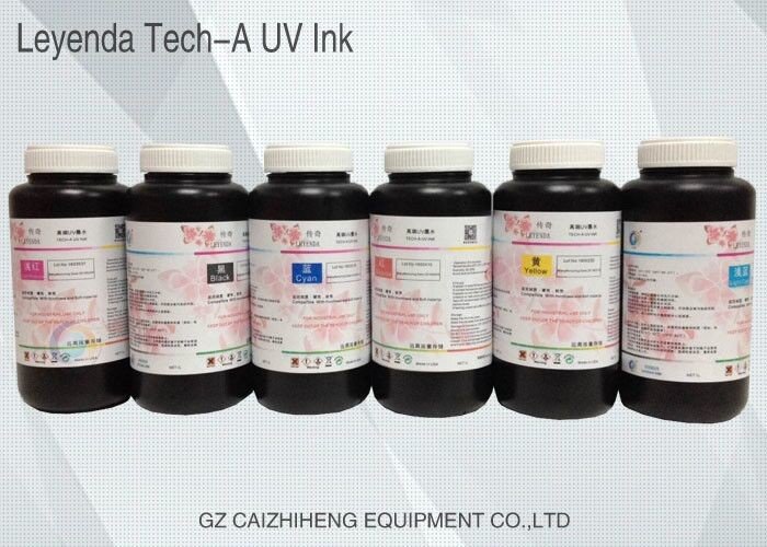 Odorless Rigid LED UV Ink , Leyenda Ricoh Fast Curing UV Printing Ink