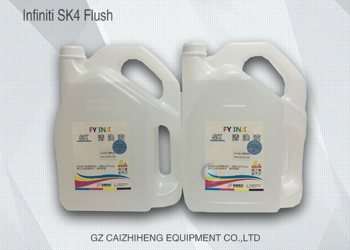 Infiniti SK4 Liquid Solvent Printer Ink Flush For Seiko Head Printing Machine