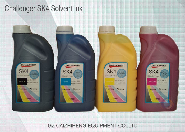 1 L Challenger SK4 Solvent Printing Ink For Seiko 510 / 1020 35PL Printhead