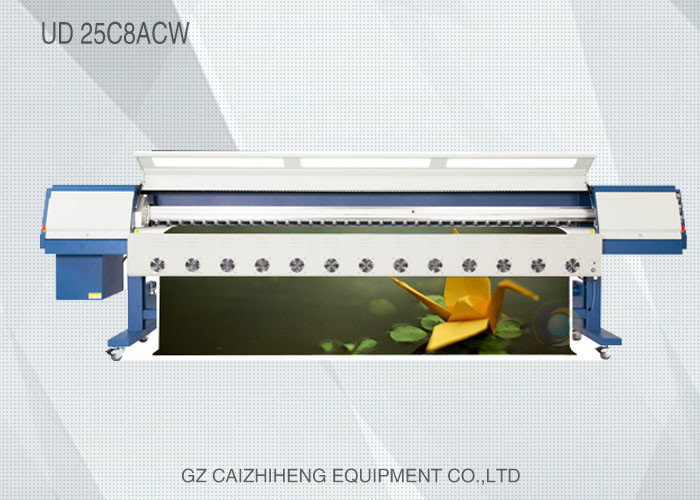 Galaxy Inkjet UV Eco Solvent Printers , UD 25C8ACW 4 Color Digital Printing Machine