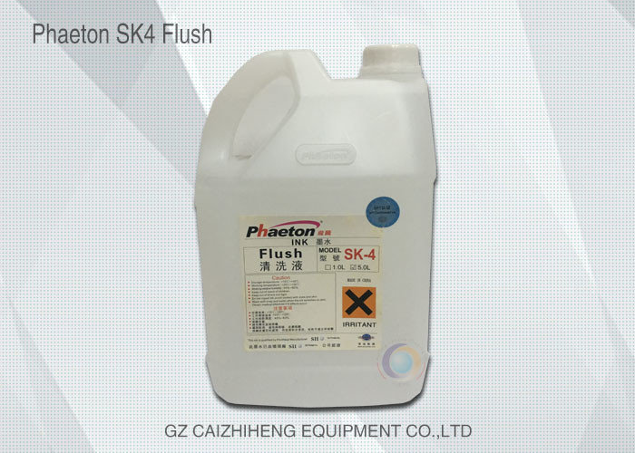 White Solvent Printer Ink Flush Unique For Seiko 510 / 1020 Printhead Phaeton SK4