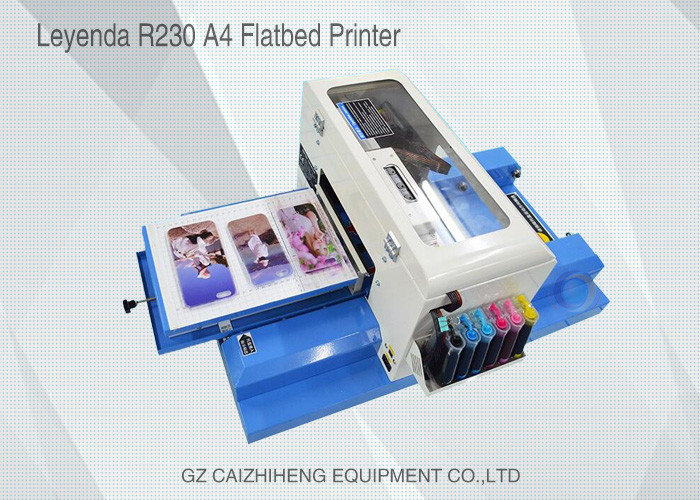 Offset A4 Small Format UV Flatbed Printer , 1440dpi Eco Solvent Printing Machine