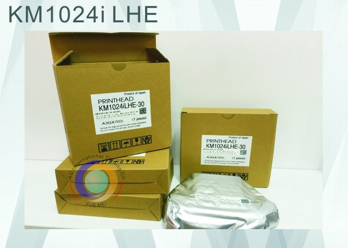 Original KM1024iLHE ceramic Konica print head for Flora ceramic printer