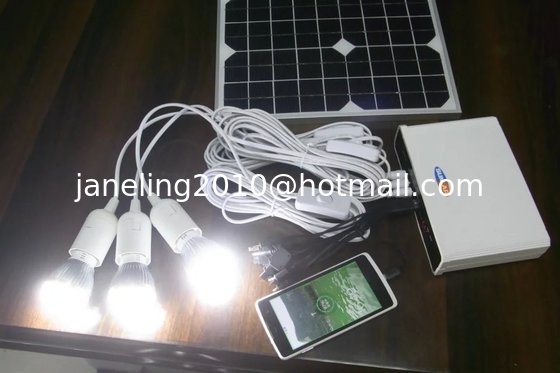 mINI solar power system 3W solar system with 2.4AH  lithium battery for solar home LED lighting ,