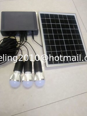 10W/7AH Li-ion lithium battery solar home power system with 3pcs LED 3W bulbs switch cable CE/TUV