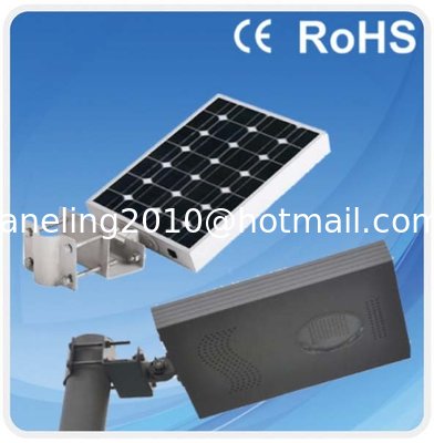 solar power solar ourdoow lighting 8W  Integrated solar street light 5days rainy memory outdoor IP65 high lumens