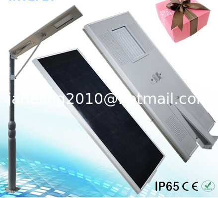 China factory price solar street LED lighting integrated lithium battery ,with camera pv panel outdoor solar lights