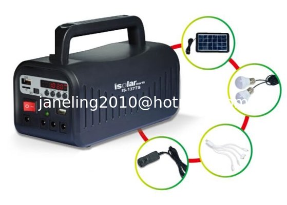 3W solar power kits black colar solar lighting system LED bulb solar energy home solar power systems