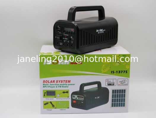 3W solar power kits black colar solar lighting system LED bulb solar energy home solar power systems