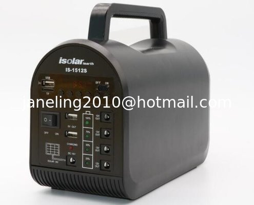 20w portable home solar power system with mp3 and radio for Africa solar lighting energy
