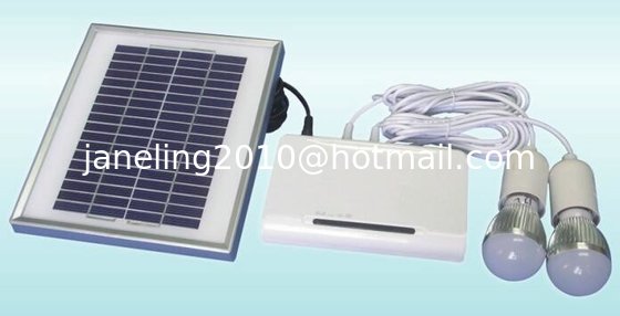 20W  Li-ion lithium battery solar home power system with LED 3W bulbs switch cable white and yellow solar energy