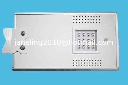 12W Integrated Solar LED Street Light solar garden lights 20W solar PV  aluminum die-casting solar energy