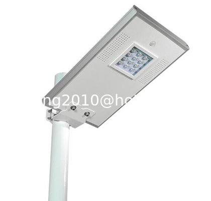 12W Integrated Solar LED Street Light solar garden lights 20W solar PV  aluminum die-casting solar energy