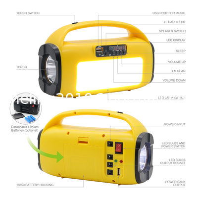 solar FM radio solar home power system LED lighting solar power kits solar energy system	solar panel system