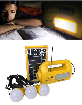 3W6V LED Solar System LED Torch Outdoor Solar Light Bulbs camping light