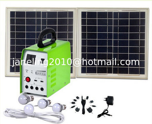 portable solar generator solar energy system for home lighting, TV, Fans, mobile charger