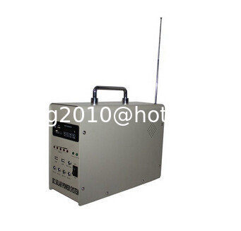 10W; 20W; 50W Portable Solar Power System builted in radio functions FM/AM radio, USB