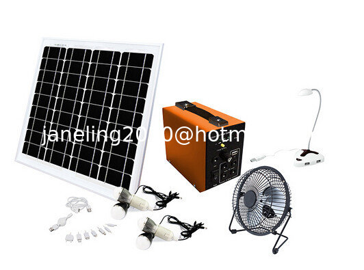 50W DC Home Portable Solar Power System