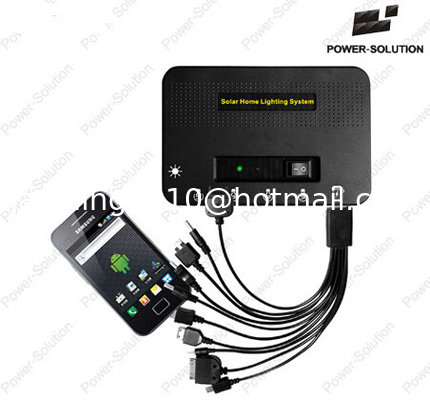 Portable Solar System with 3 Lamps and Mobile Phone Charging