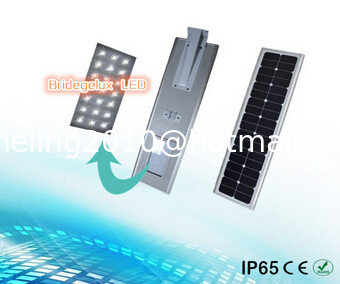 Free power 5W-60W outdoor LED all in one/integrated solar street light factory price