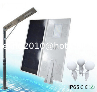 Free power 40W outdoor LED all in one/integrated solar street light factory price