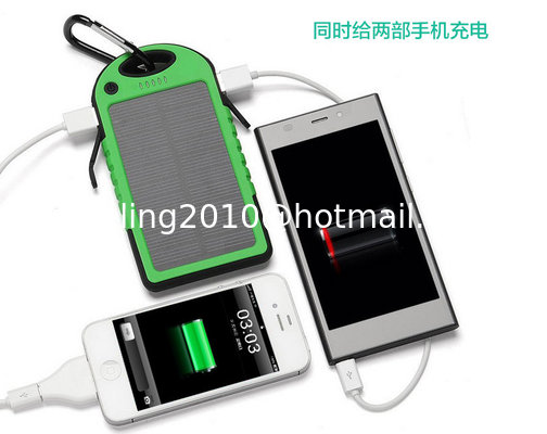 Black/blue/yellow Solar Charger 5000mAh Panel Charger for ipad/iPhone 6 Plus