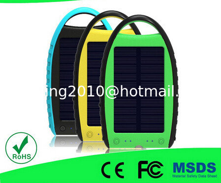 2015 New Products Self Timer 7000mAh Mobile Solar Charger
