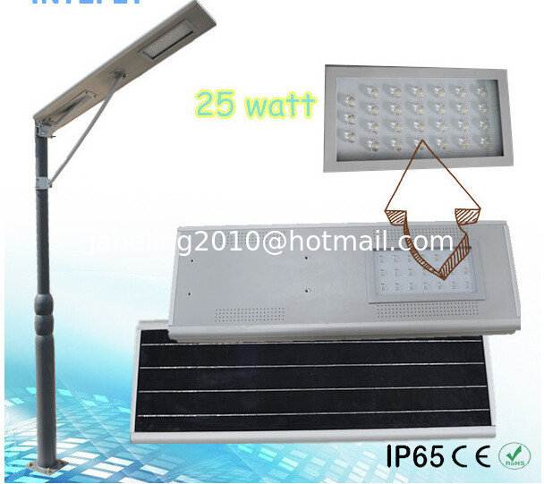 20W/30W solar garden lights solar path lights CE RoHS UL integrated solar led lights white color