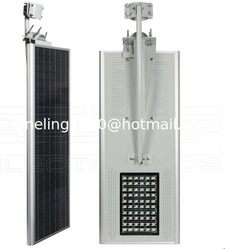 solar led lights solar pole light with aluminum material lithium battery for 5 rainy days