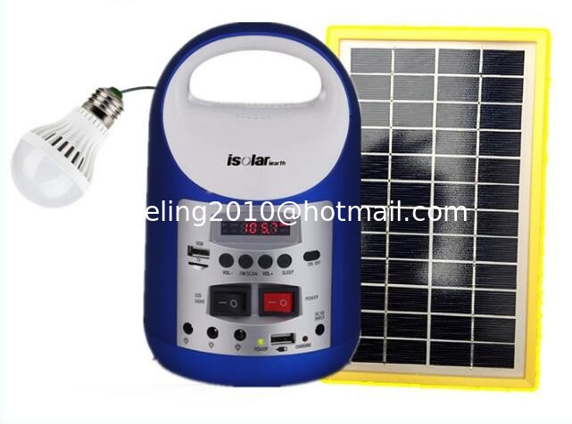 small solar generator commercial solar power lighting power supply mobile phone earphone