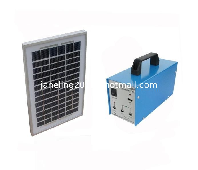 10W 12V mini solar power system for home, camping ,fish , outdoor using
