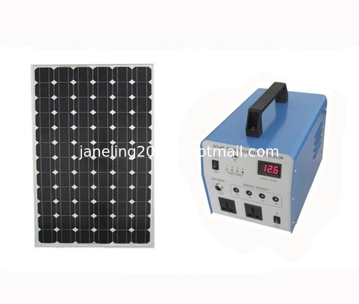 solar off grid portable solar power system multi-function 80W/100W with inverter AC output