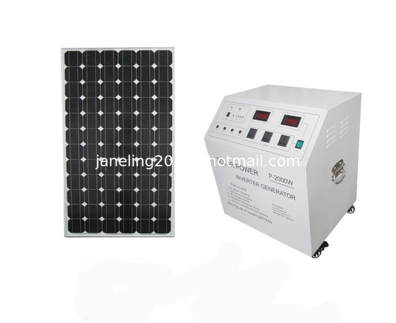 500W off-grid solar power system for home appliance, TV/ home appliance using white color