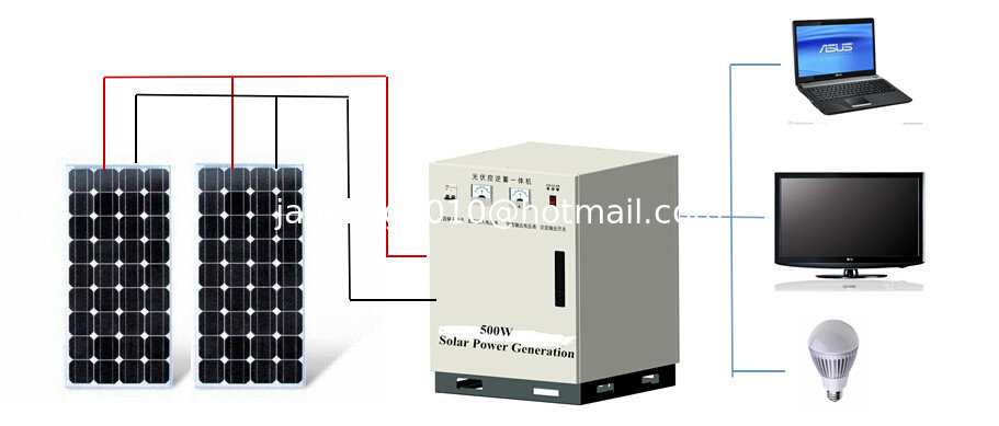 500W off-grid solar power system for home appliance,2-3 rainy days solar power