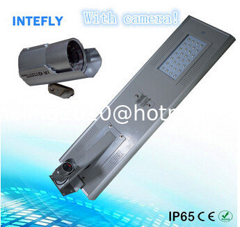 China factory produce solar ip camera with led street light good selling 5 rainy days