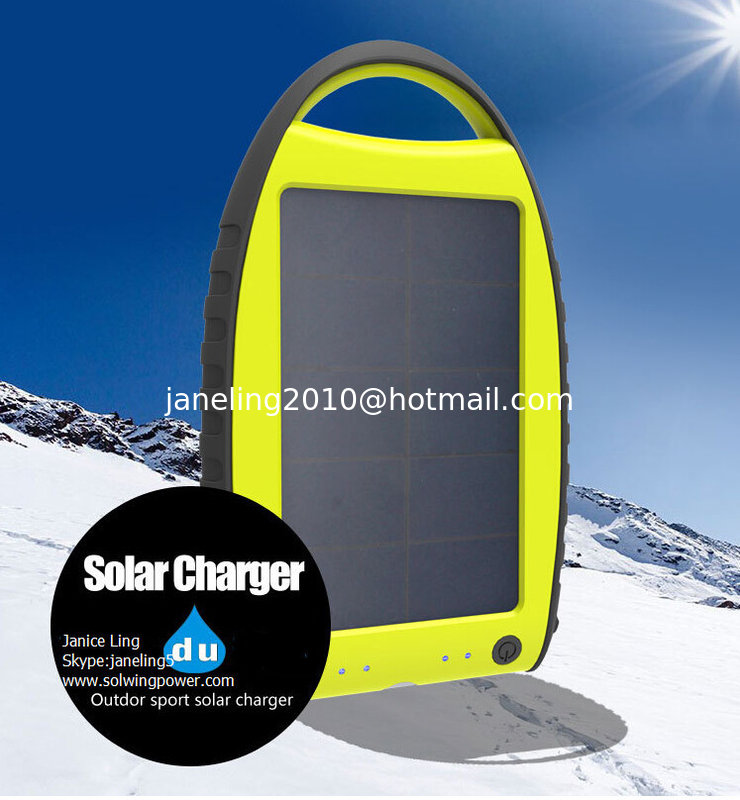 Recharger High Quality Portable Solar Mobile Phone Charger T018 With Self Time