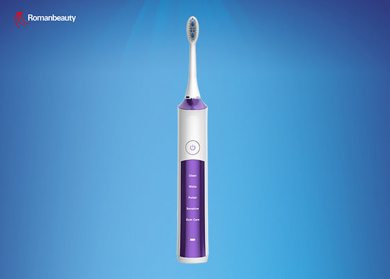 Portable Rechargeable Red Sonic Electric Toothbrush IPX7 waterproof