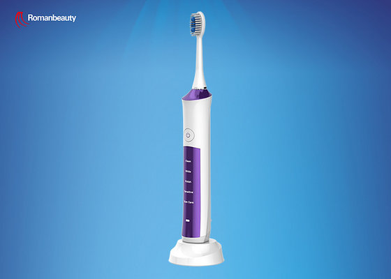 Portable Rechargeable Red Sonic Electric Toothbrush IPX7 waterproof