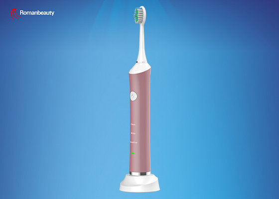 IPX7 Level Pink Sonic Electric Toothbrush Use Dupond Soft Bristle