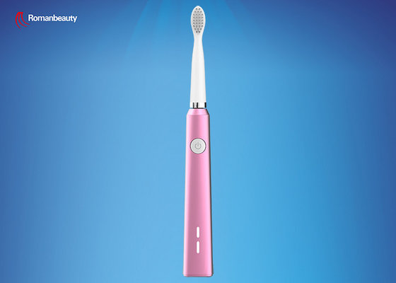 Sonic Battery Operated Toothbrush , High Powered Sonic Toothbrush Pink