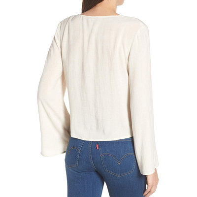 Latest Ladies New Fashion Summer Casual Long Sleeve Blouse for Women