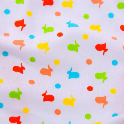 Sanding milk fiber printing young girls thong underwear