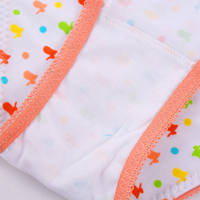 Sanding milk fiber printing young girls thong underwear