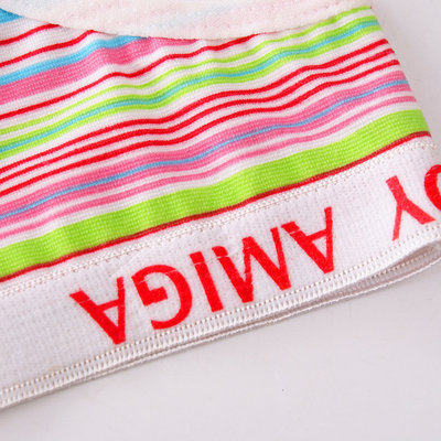 Stripes Printing Sexy Women Open Panties Photo