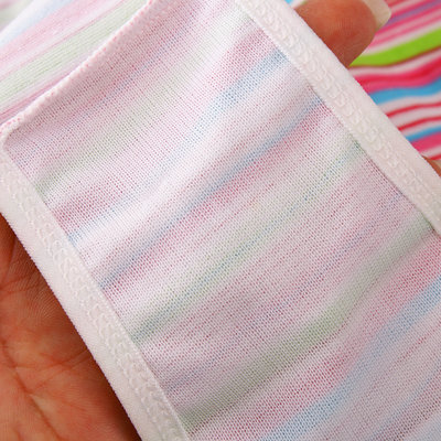 Stripes Printing Sexy Women Open Panties Photo